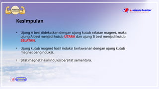 membuat magnet dengan cara induksi magnet.pptx