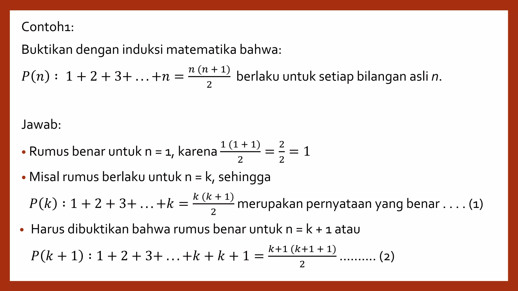 Induksi Matematika | PDF