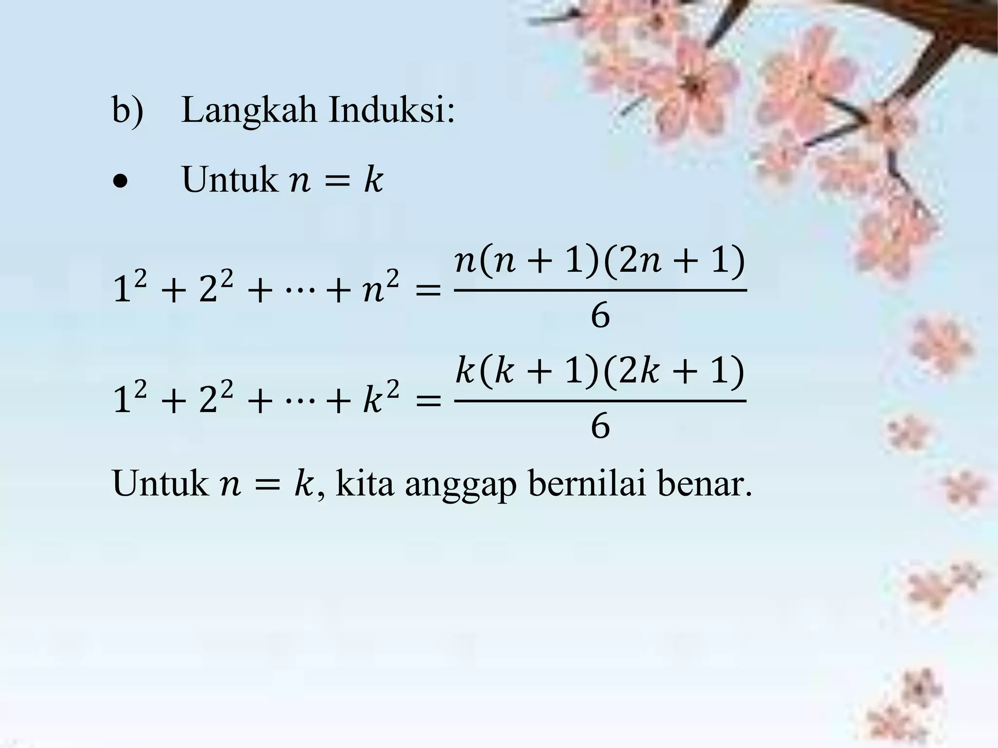 Induksi Matematika | PPTX