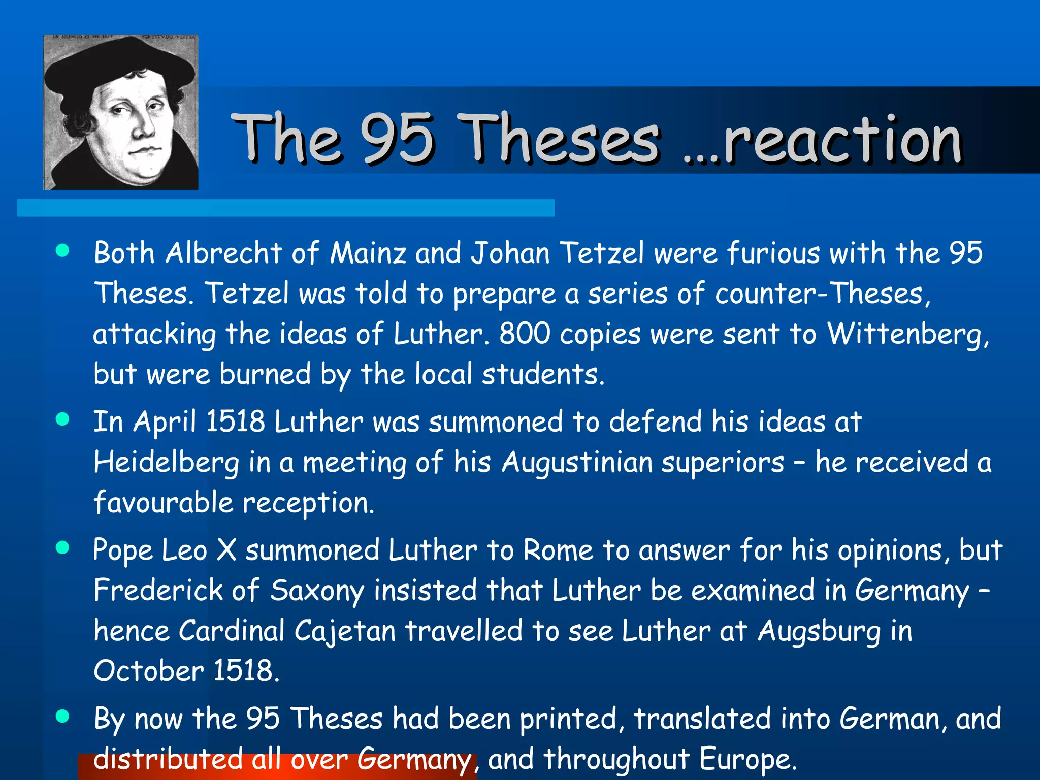 Indulgences & 95 Theses | PPT