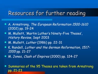 Indulgences & 95 Theses | PPT