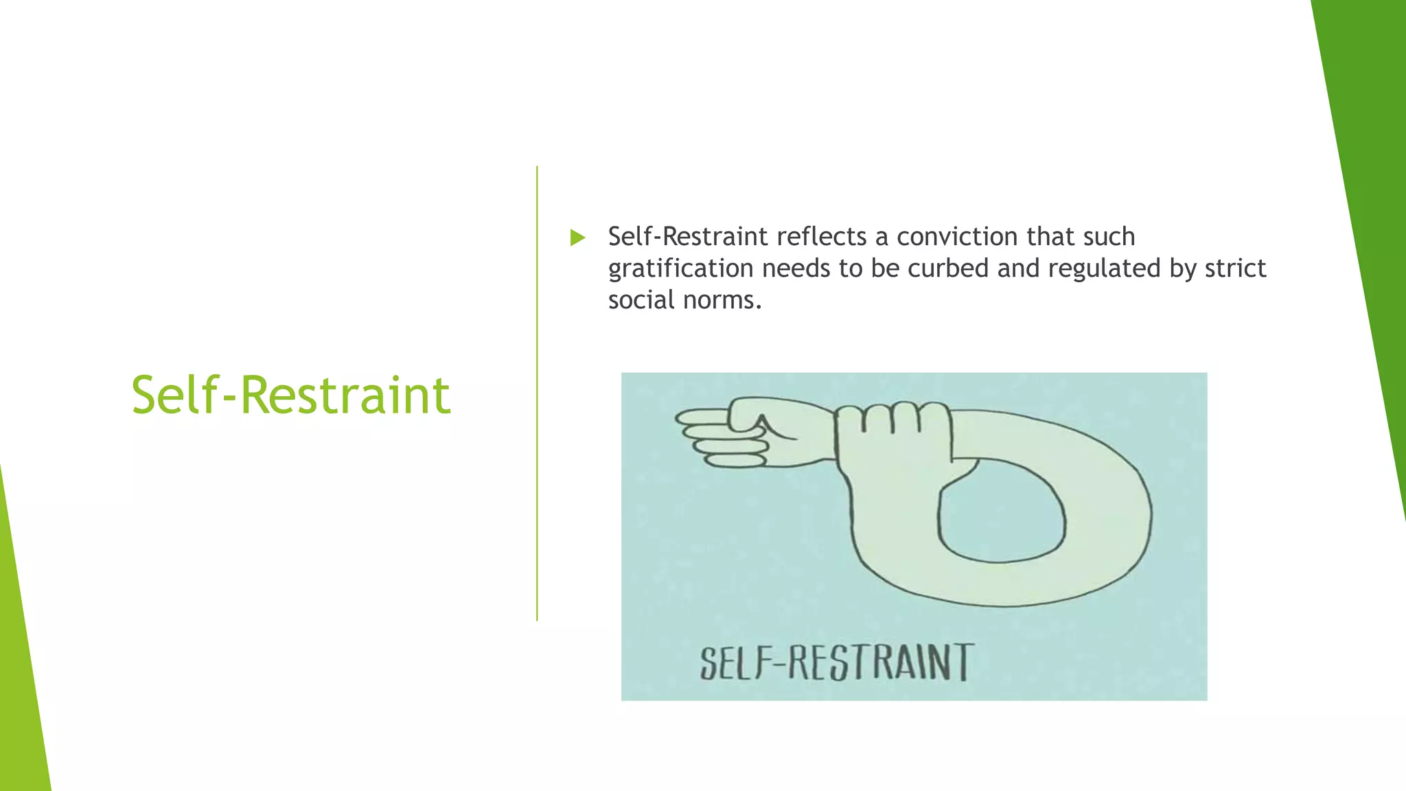 Indulgent vs restraint | PPTX