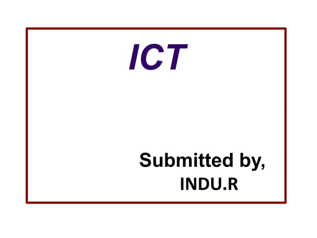 ICT CORRELATION | PPT