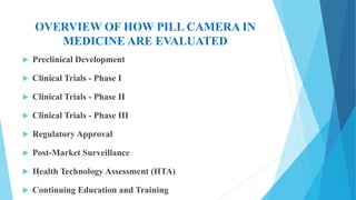 PILL CAMERA IN THE MEDICINE it helps to the health condition | PPTX