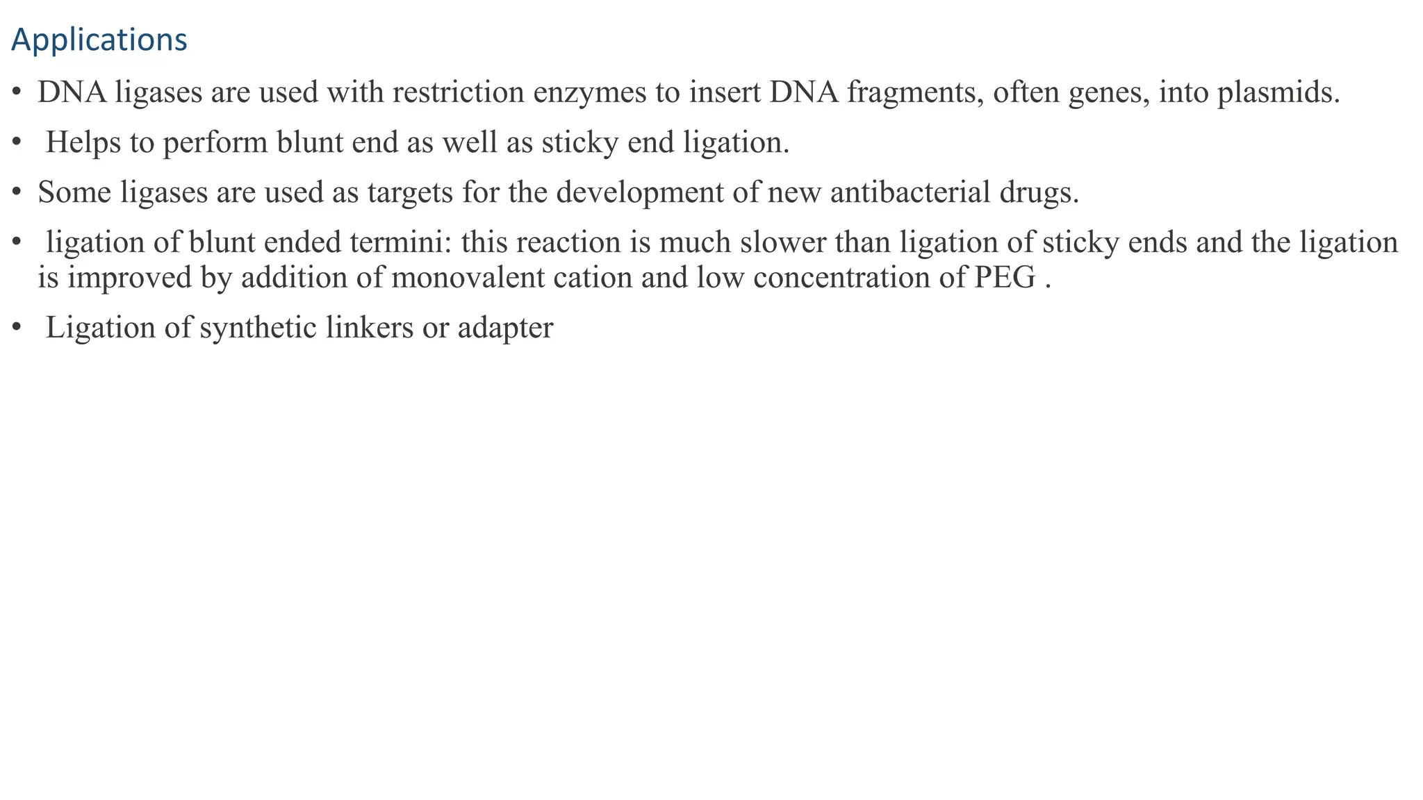 ENZYMES USED IN GENETIC ENGINEERING | PPTX