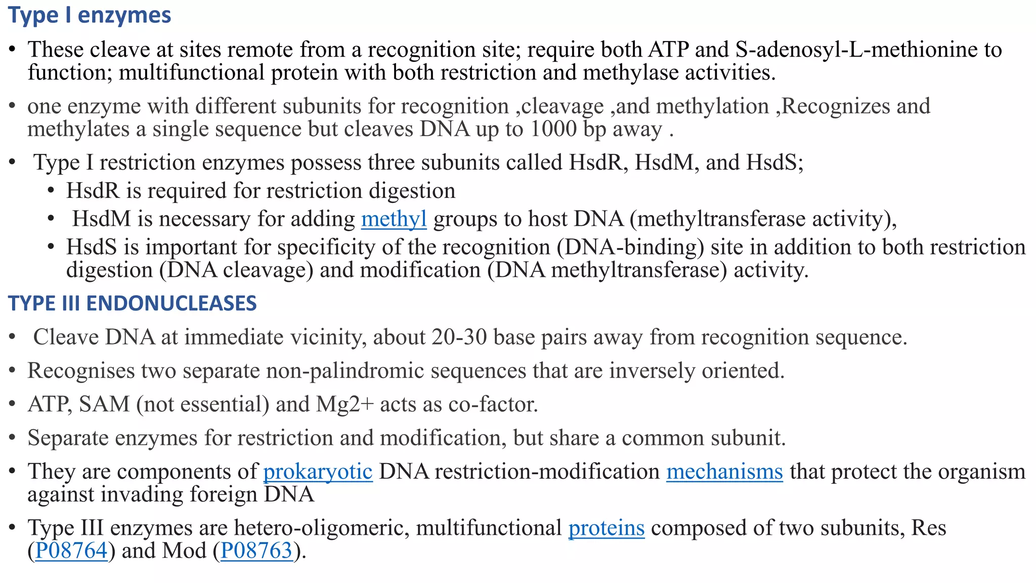ENZYMES USED IN GENETIC ENGINEERING | PPTX