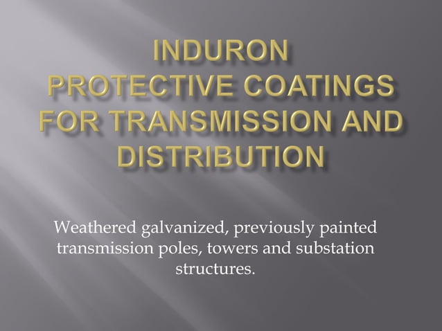 Induron coatings t&d | PPT