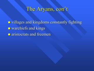 Indus aryan culture.ppt