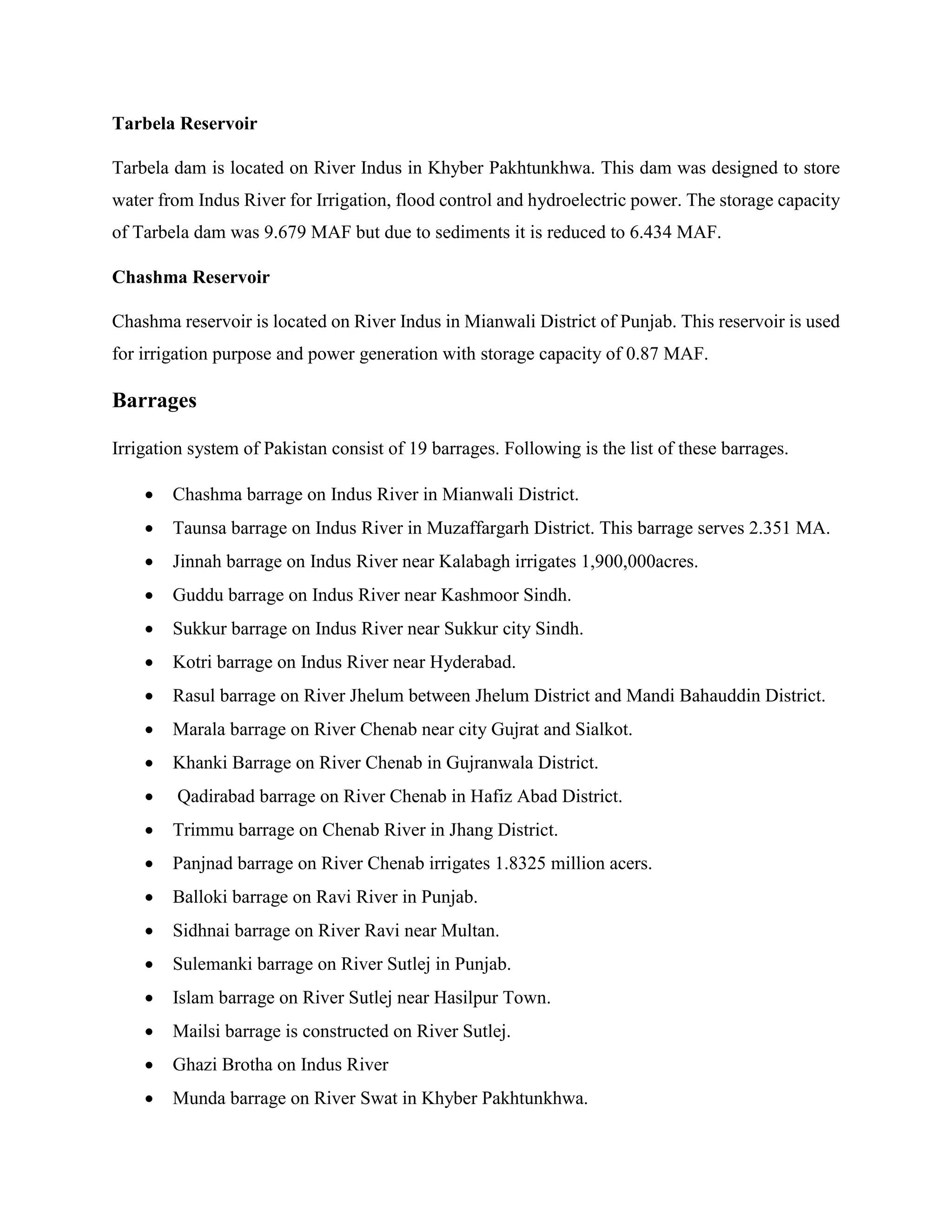 Indus basin irrigation system | PDF