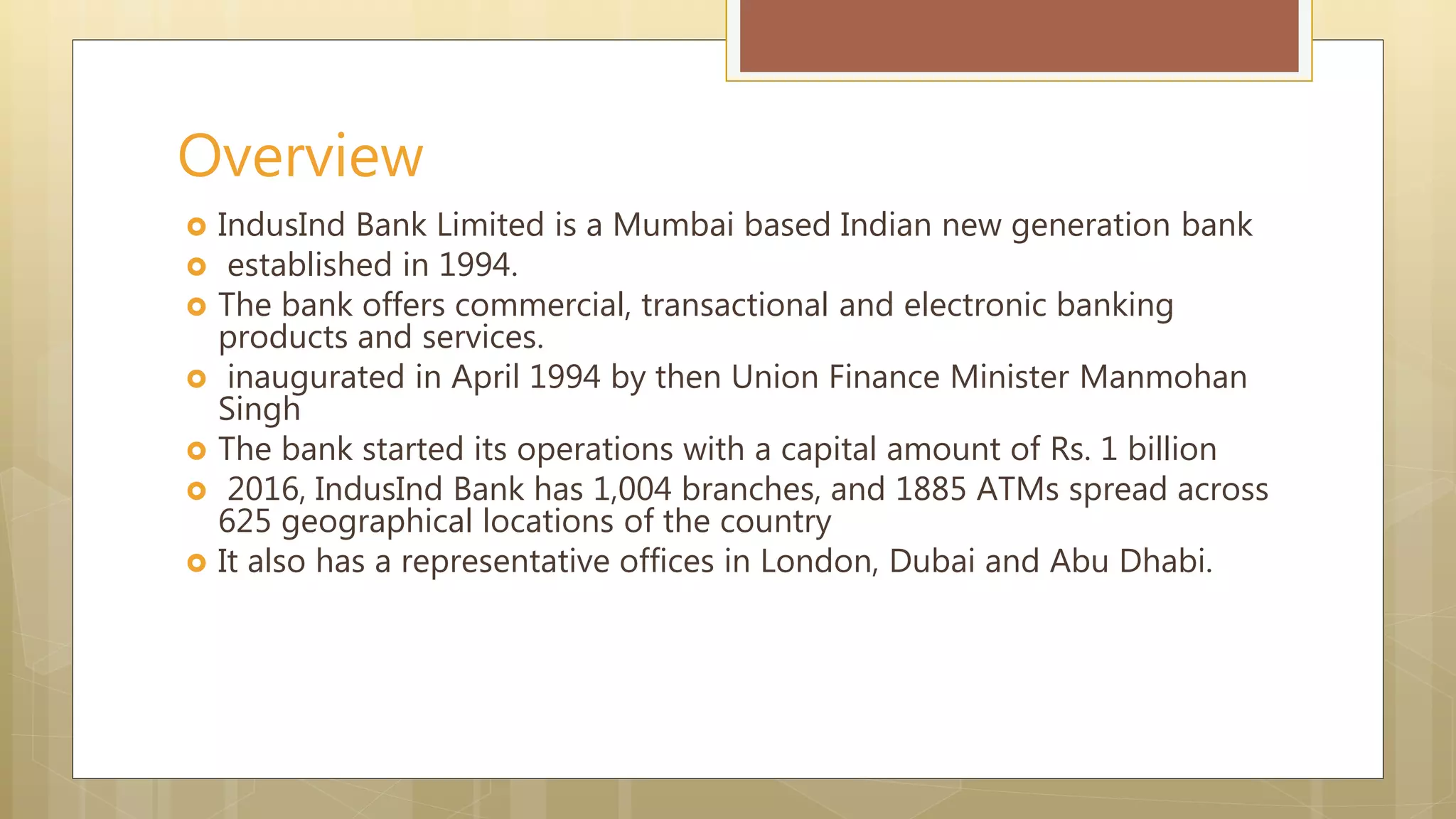 Indusind bank | PPTX
