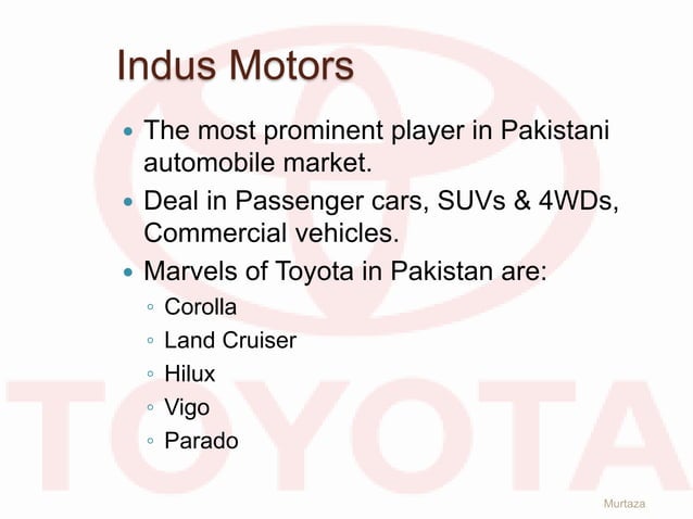 Indus motors | PPT