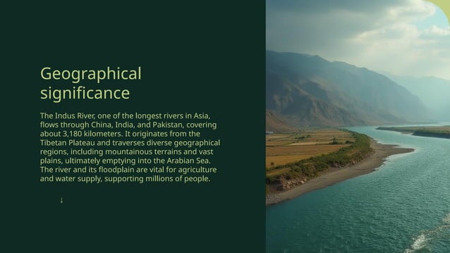 The Indus River: History and Present Significance. | PPT