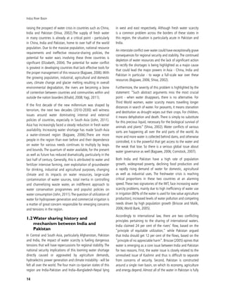 Indus River Basin: Common Concerns and the Roadmap to Resolution | PDF