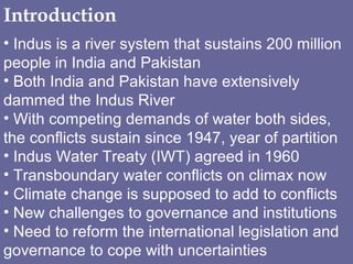 New Challenges of Transboundary Water Conflicts and Climate Change for ...