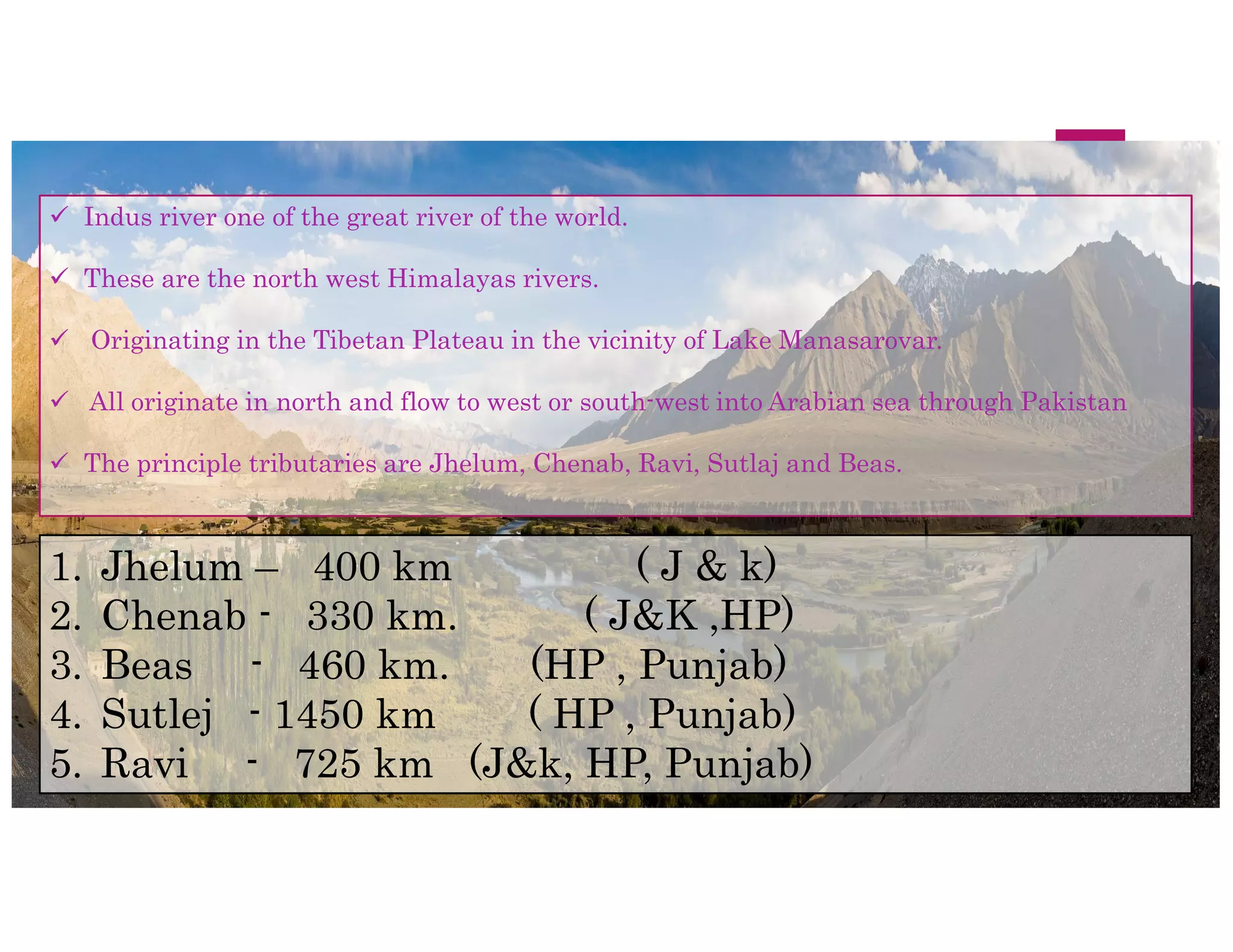 Indus river system, Ashish sahu Kufos kerala | PDF