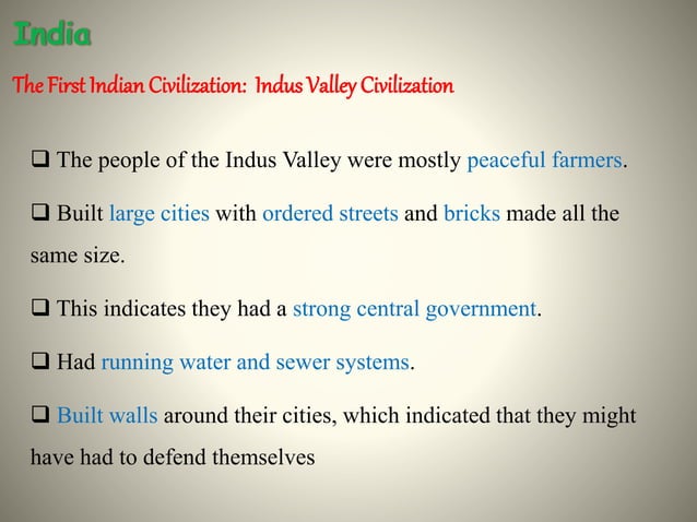 Indus river valley civilization | PPT