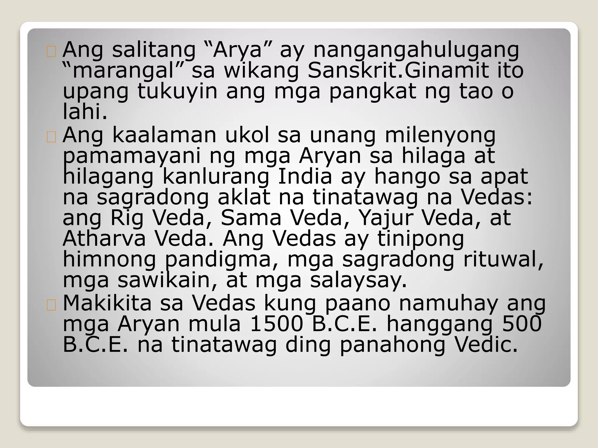 Kabihasnang Indus sa Timog Asya | PPTX