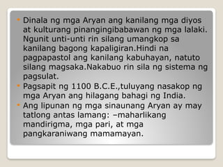 aral.pan: kabihasnang indus sa timog Asya | PPTX