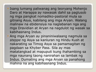 ARALIN PANLIPUNAN. KABIHASNANG TIMOG ASYA | PPTX