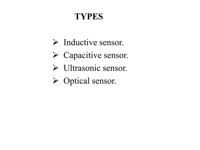 Micro switches and proximity sensors | PPTX