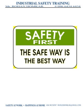 Industraial safety Trianing for small and medium scale industries | PDF