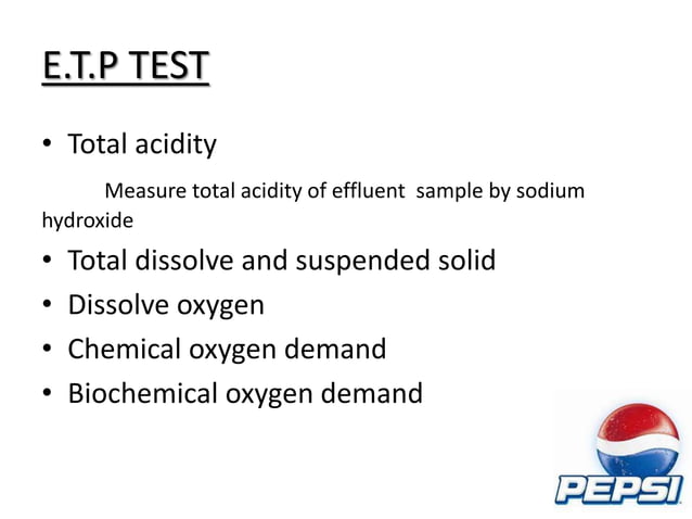 project report on quality control in PEPSICO HAJIPUR | PPTX | Chemistry ...