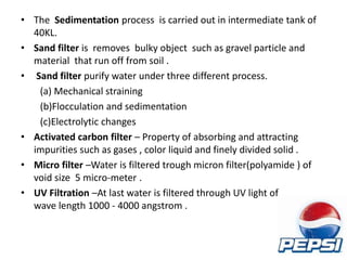 project report on quality control in PEPSICO HAJIPUR | PPTX