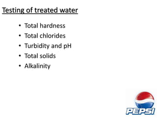 project report on quality control in PEPSICO HAJIPUR | PPTX