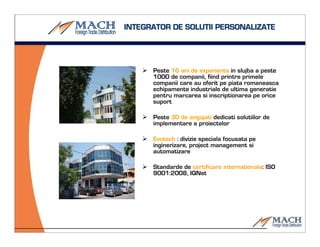 MACH FTD - Industria alimentara | PPT