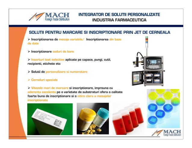 MACH FTD - Industria farmaceutica | PPT