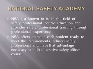 Industrial safety engineering | PPTX | Education