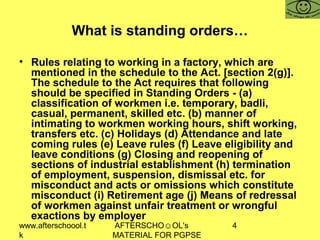 Industrial Employment (Standing Orders) Act 1946 | PPS