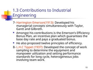 Introduction to advance Industrial engineering | PPT