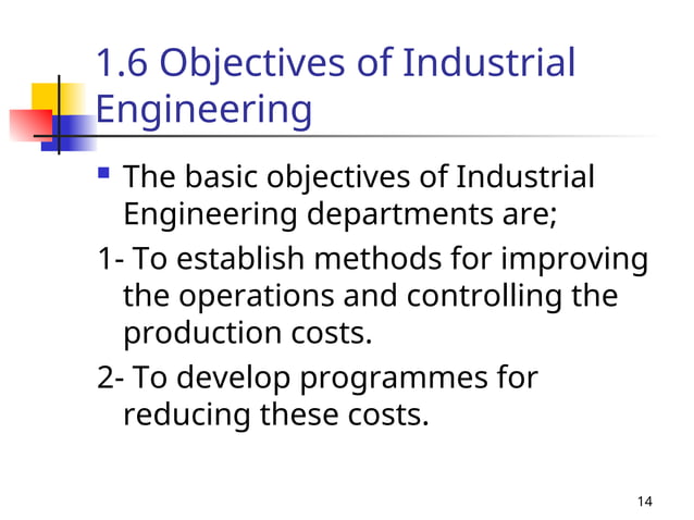 Introduction to advance Industrial engineering | PPT