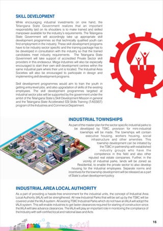 Telangana Industrial Framework-2014-version-1 (TS-IPASS, T-IDEA, T ...