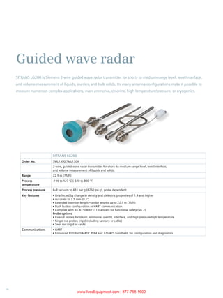 Industrial Level Instrument Selection Guide | PDF