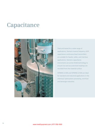 Industrial Level Instrument Selection Guide | PDF