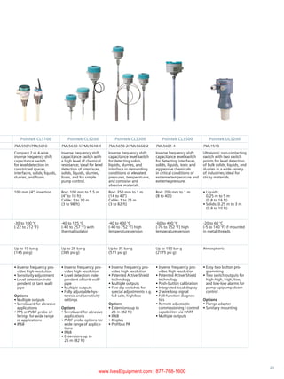Industrial Level Instrument Selection Guide | PDF