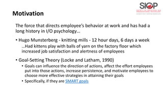 Industrial Organizational (I-O) Psychology Introduction | PPTX