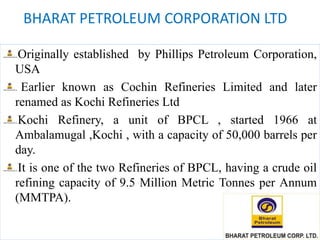 BPCL _An Overview | PPTX | Business | Business and Finance