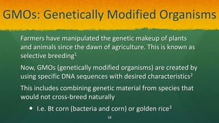 The Green Revolution, Animal Agriculture, and GMOs | PPTX | Agriculture ...