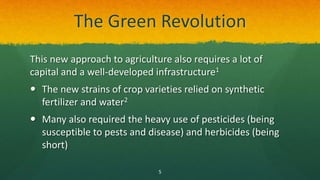 The Green Revolution, Animal Agriculture, and GMOs | PPTX