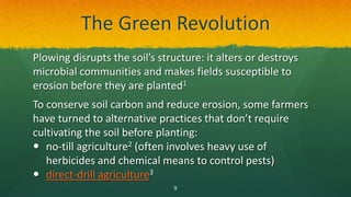 The Green Revolution, Animal Agriculture, and GMOs | PPTX | Agriculture ...