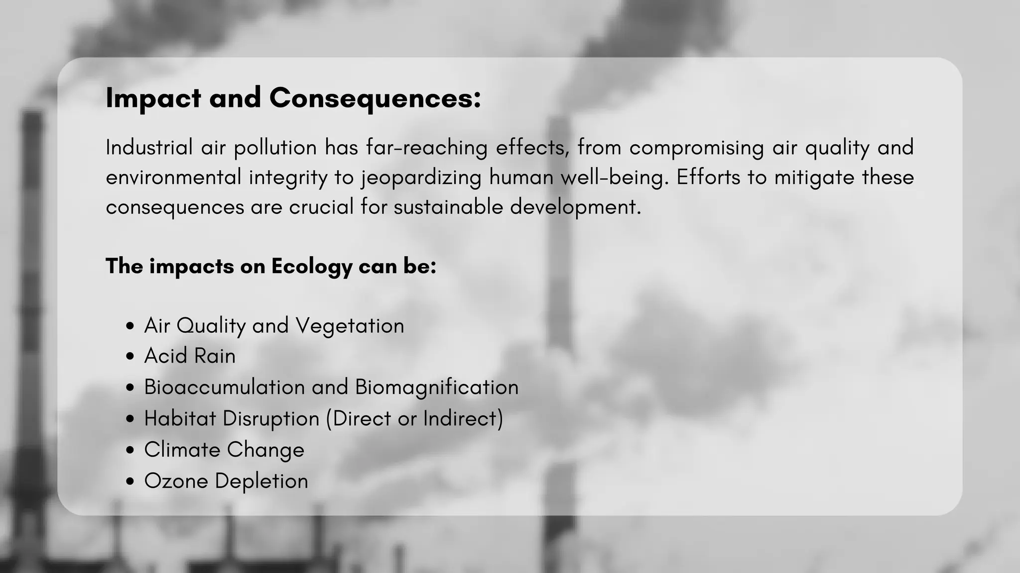 Industrial Air Pollution studying Bhopal Gas Tragedy and Its impact in ...