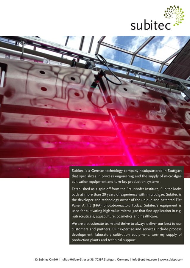 Commercial Microalgae Cultivation | PDF