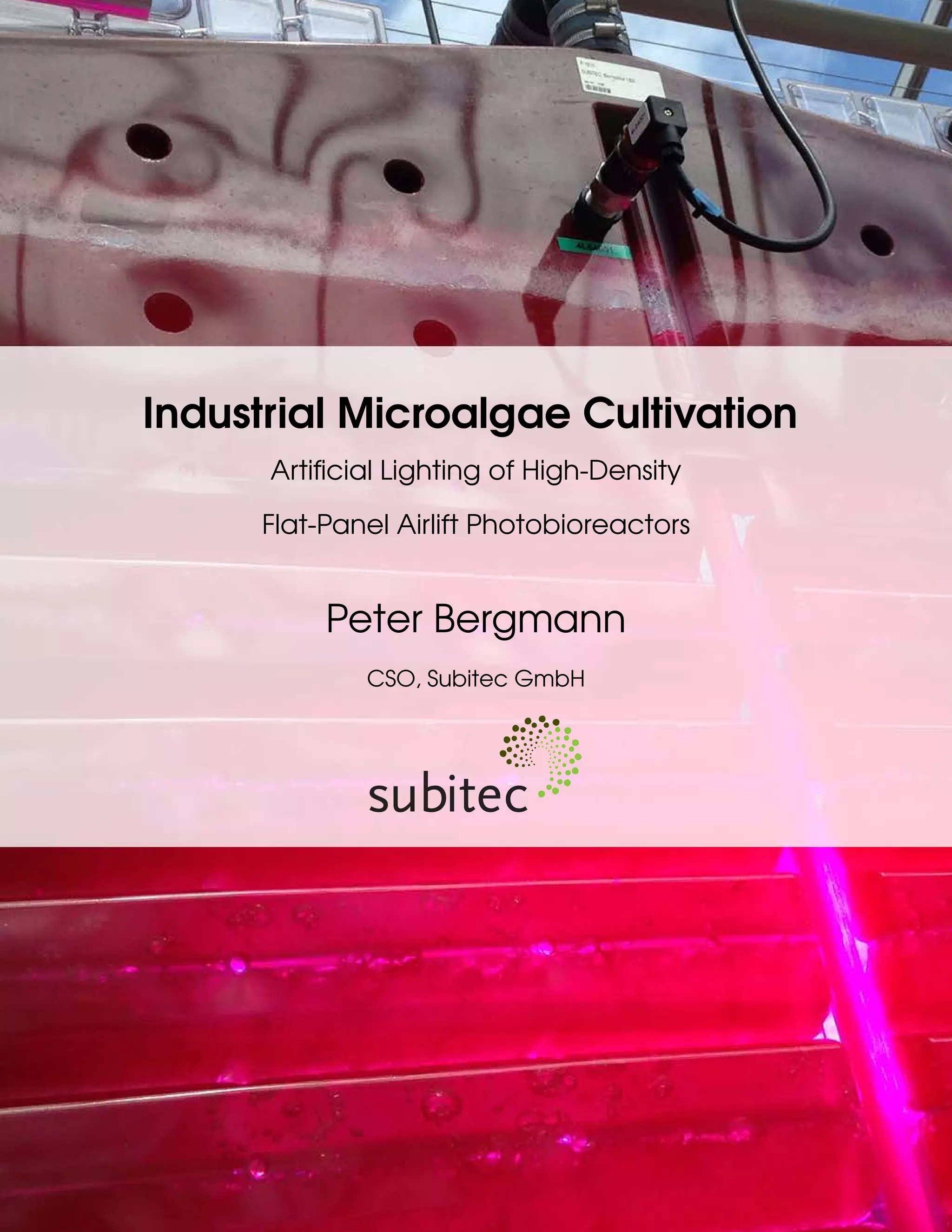 Industrial Microalgae Cultivation | PDF