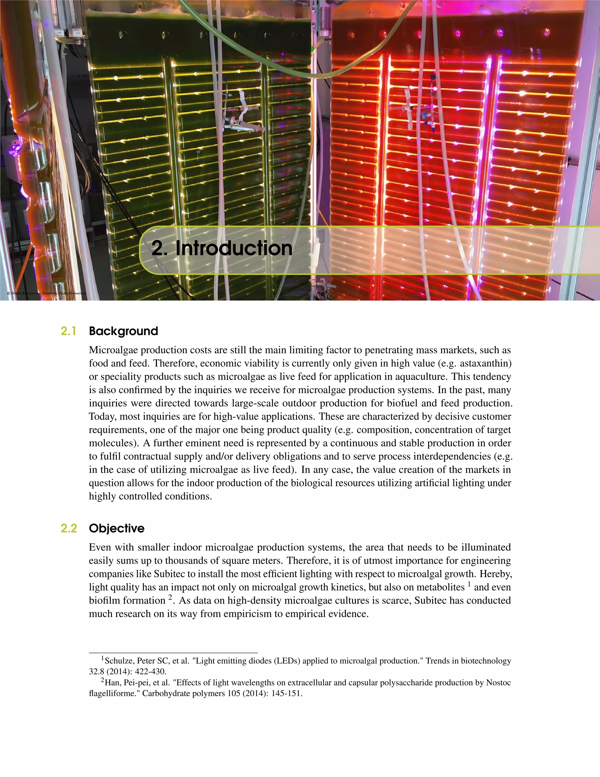 Industrial Microalgae Cultivation | PDF