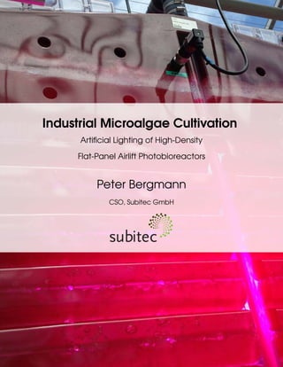 Industrial Microalgae Cultivation | PDF