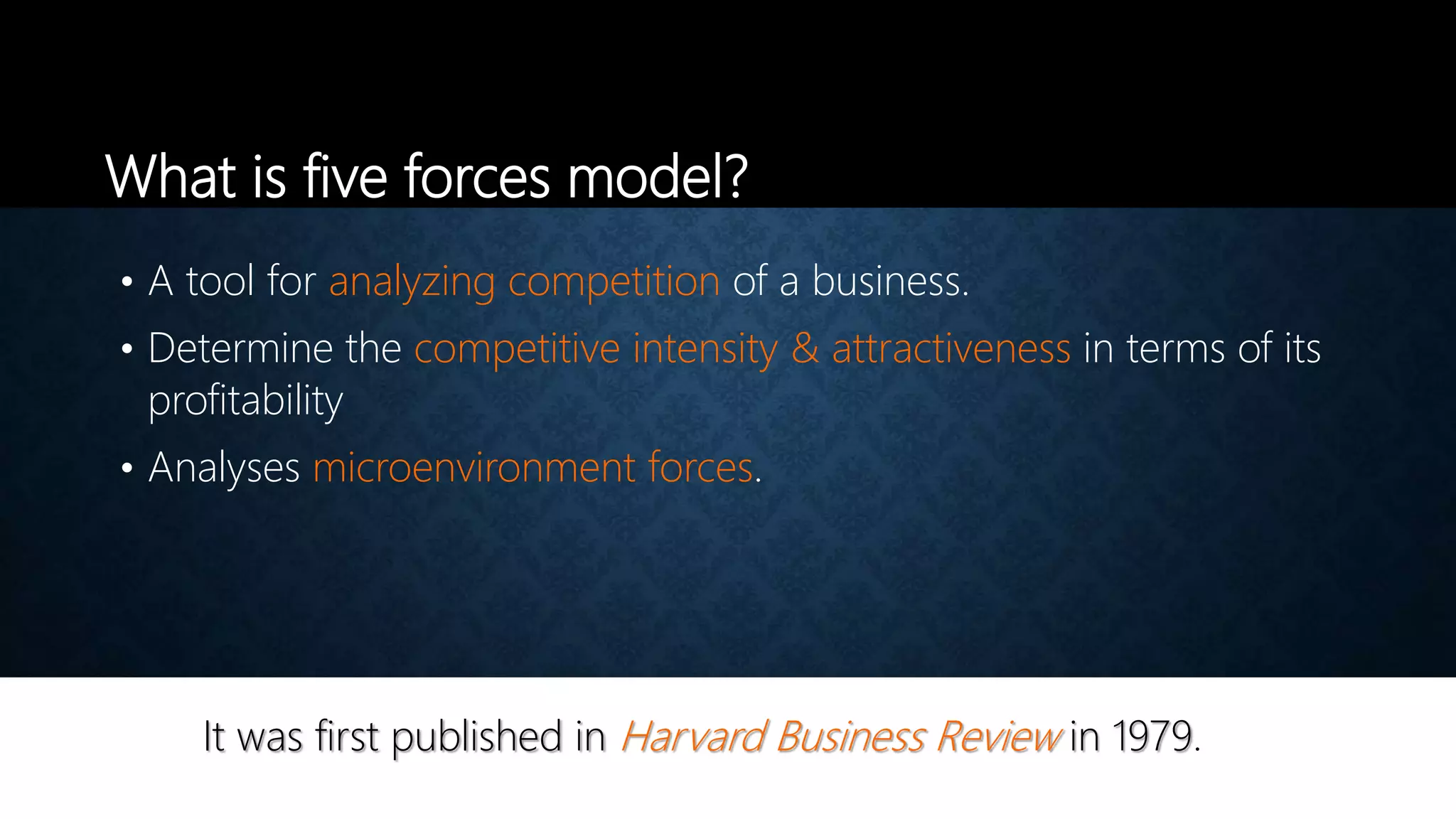 Industrial Analysis Ppt