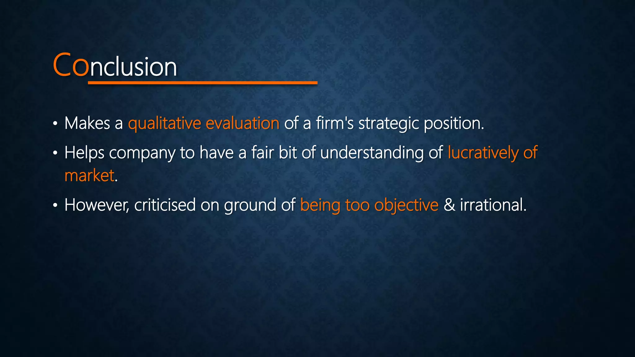 Industrial Analysis Ppt